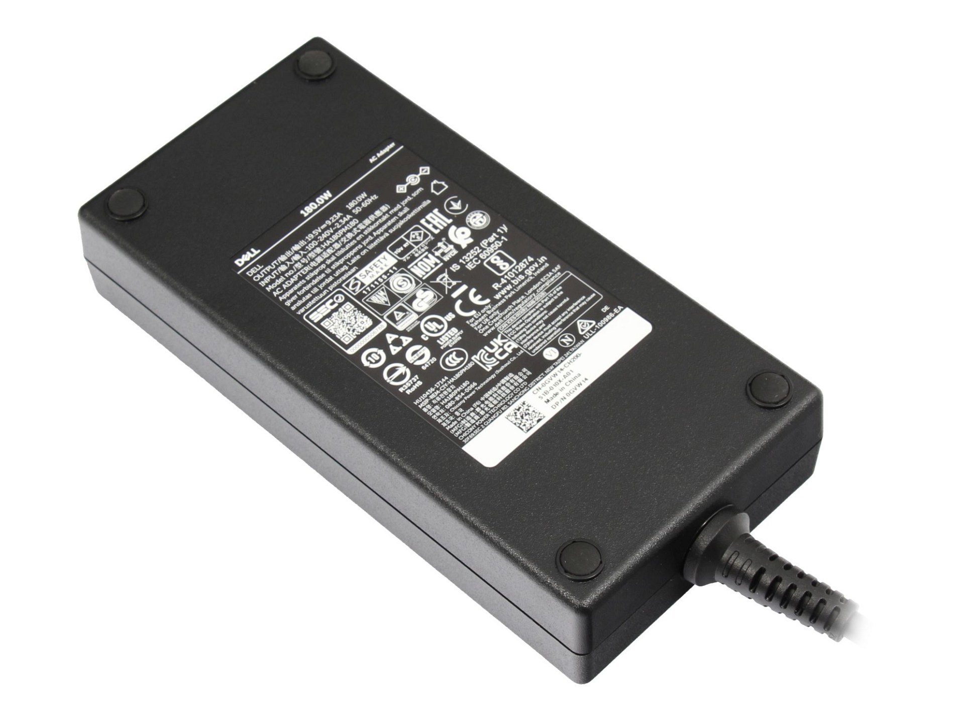 Dell DA180PM111 Original Netzteil 180,0 Watt slime Bauform ...